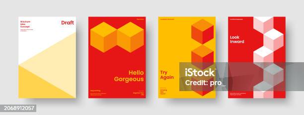 Template Flyer Kreatif Desain Poster Abstrak Tata Letak Presentasi