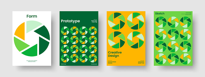Desain Sampul Buku Geometris Template Laporan Abstrak Tata Letak Brosur