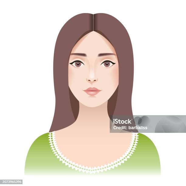Woman Isolated With White Background Stock Illustration Download