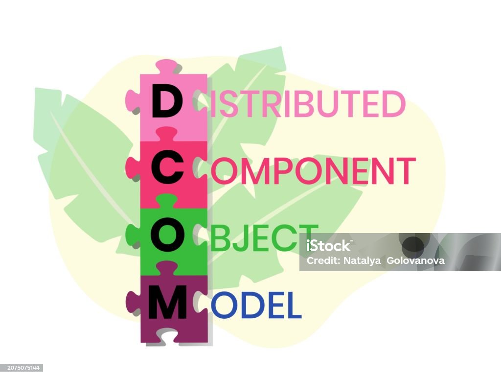 Dcom Distributed Component Object Model Stock Illustration Download
