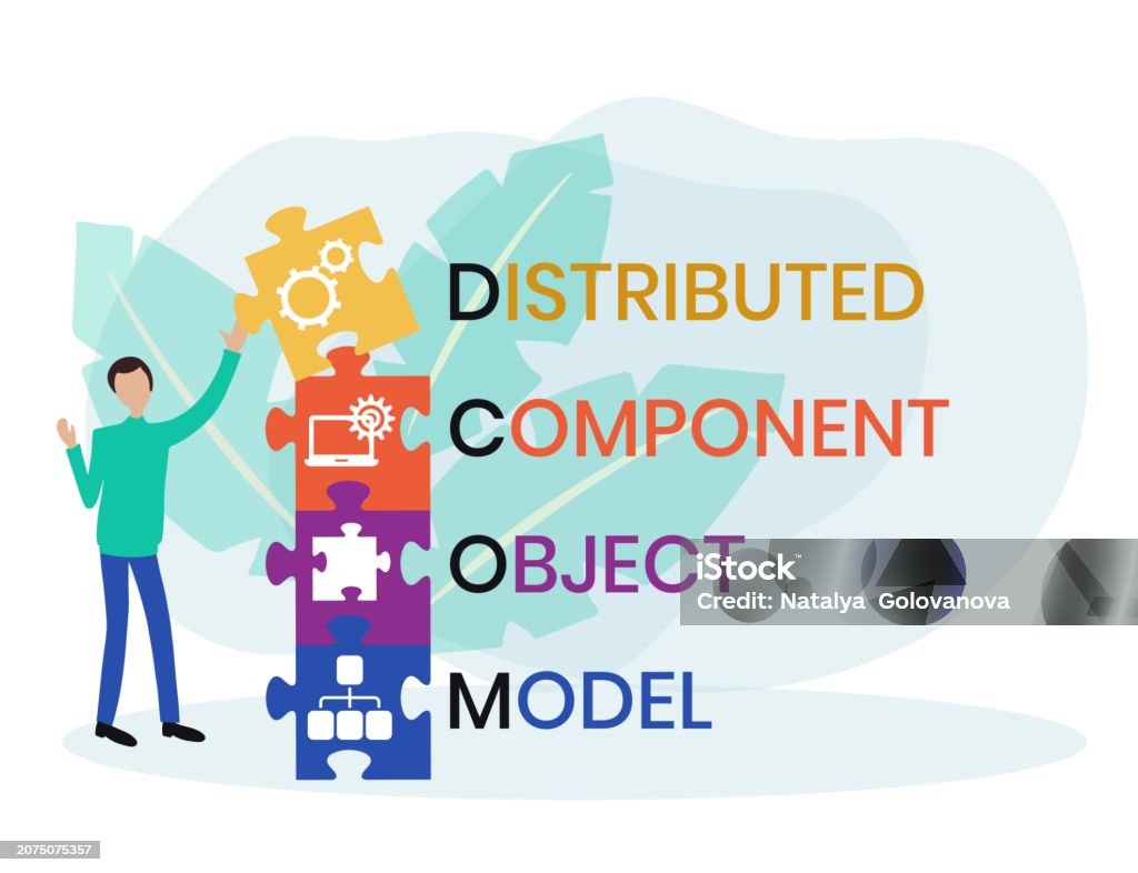 Dcom Distributed Component Object Model Stock Illustration Download Image Now Abbreviation