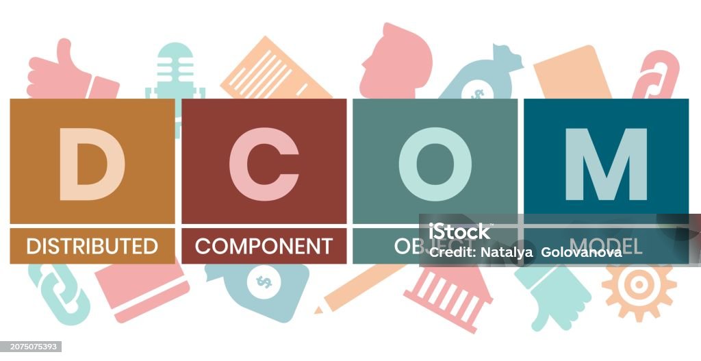Dcom Distributed Component Object Model Stock Illustration Download
