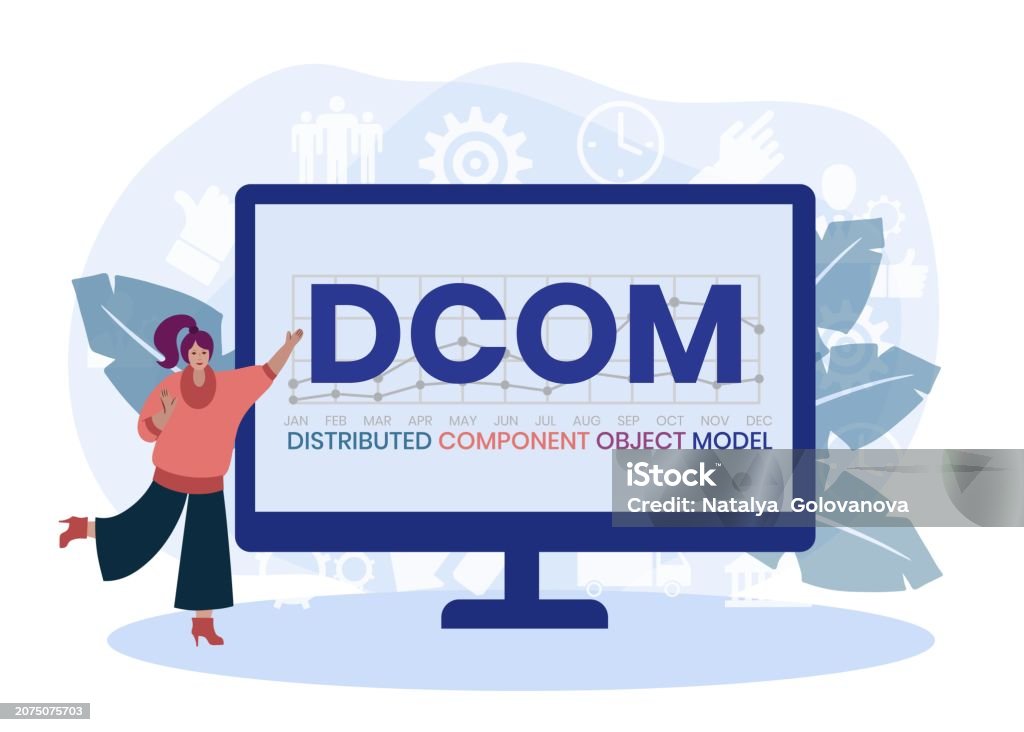 Dcom Distributed Component Object Model Stock Illustration Download Image Now Abbreviation