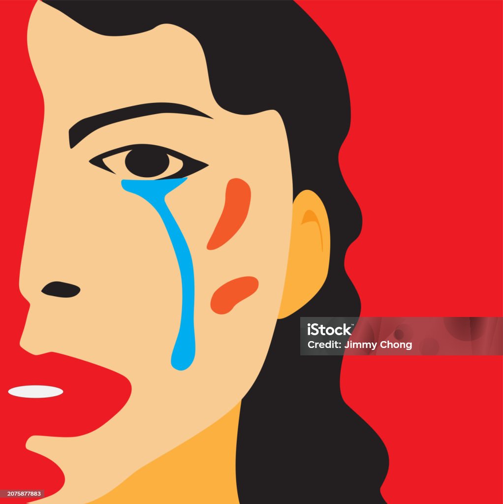 Sad Woman Stock Illustration Download Image Now Couple
