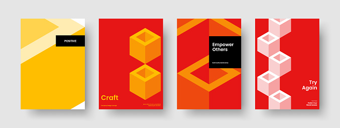 Template Brosur Kreatif Desain Sampul Buku Modern Tata Letak Banner