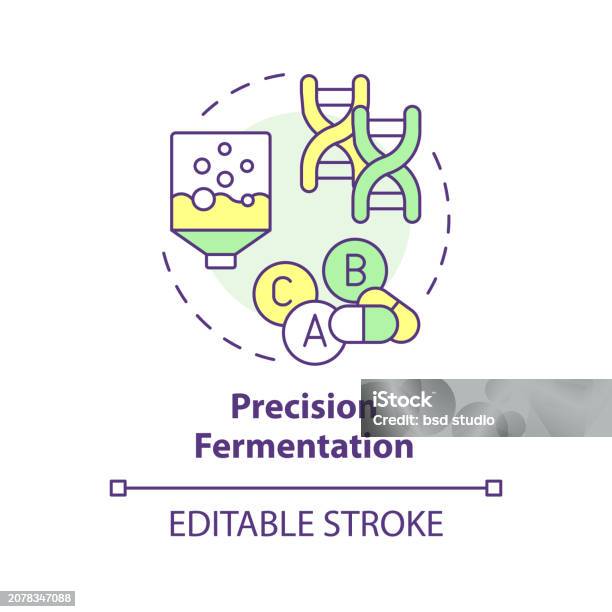 Precision Fermentation Multi Color Concept Icon Stock Illustration ... Precision Fermentation Multi Color Concept Icon Stock Illustration ...