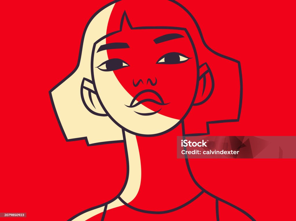 Woman Portrait Stock Illustration Download Image Now Adult Adults