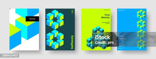 Template Flyer Abstrak Tata Letak Presentasi Bisnis Terisolasi Desain