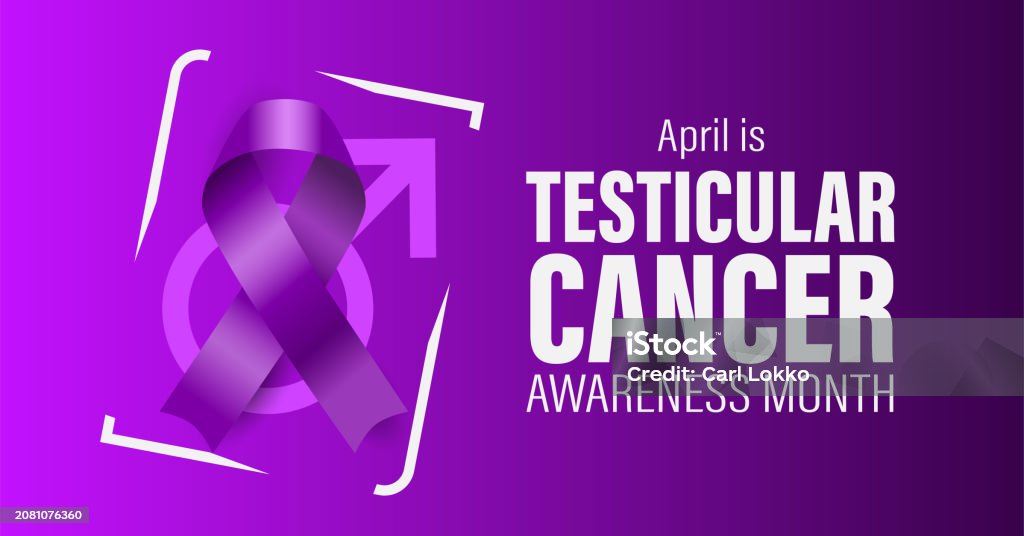 Testicular Cancer Awareness Month Campaign Banner Observed In April
