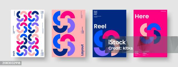 Tata Letak Poster Abstrak Template Latar Belakang Kreatif Desain