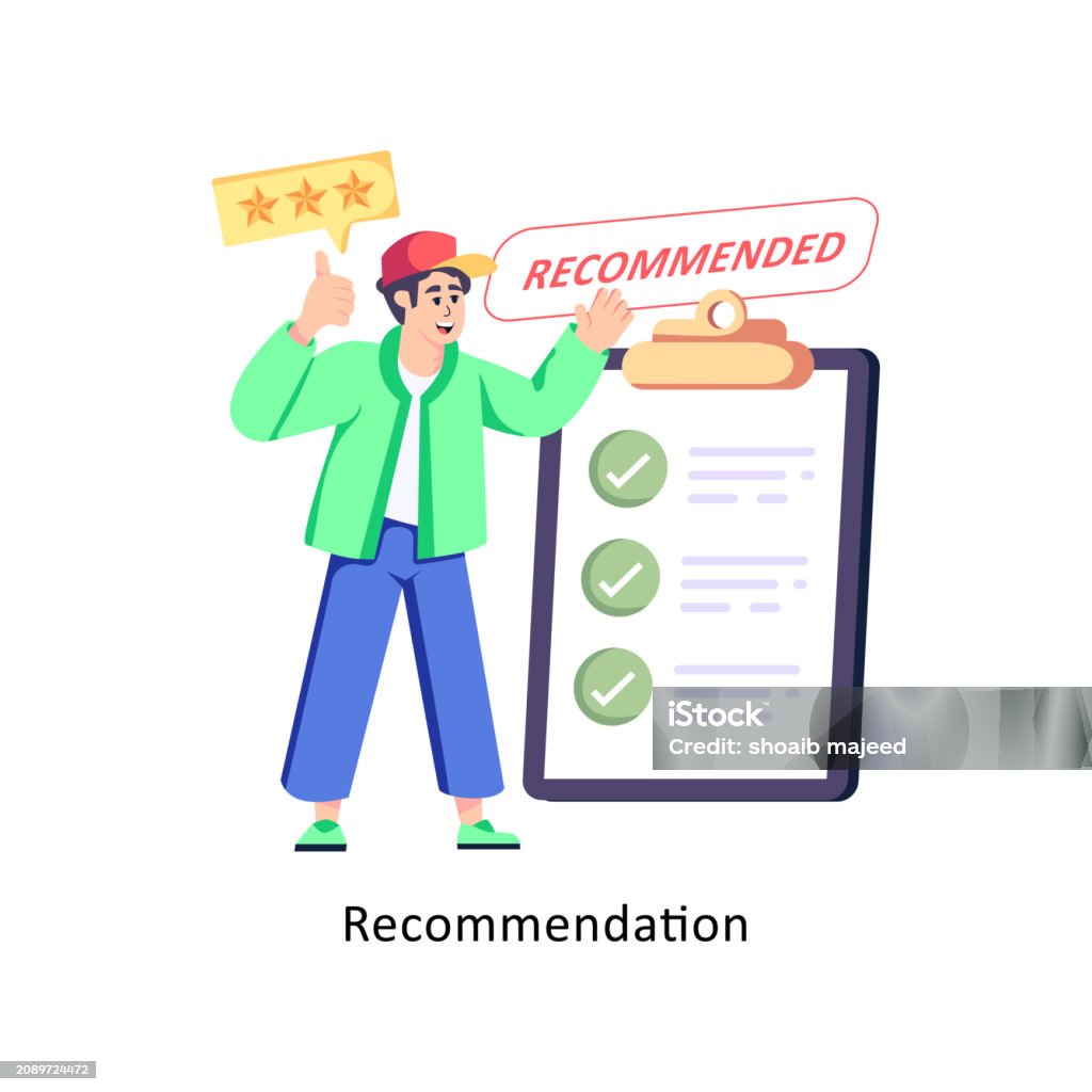 Recommendation Flat Style Design Vector Stock Illustrations Stock ... Recommendation Flat Style Design Vector Stock Illustrations Stock ...