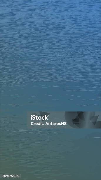 Vector Illustration Of The Water Surface Texture Of The Salzach River