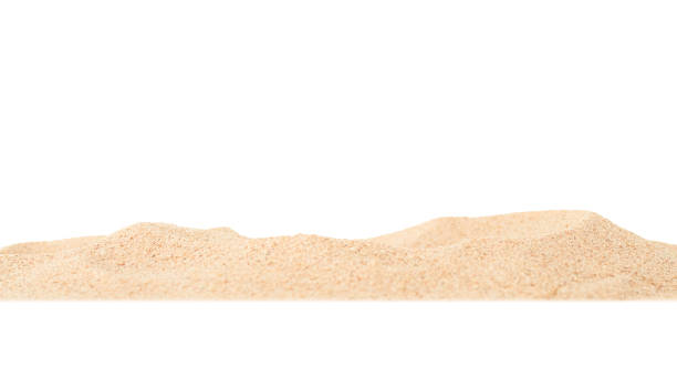 Free picture: Texture of light brown sand with small ripples on beach