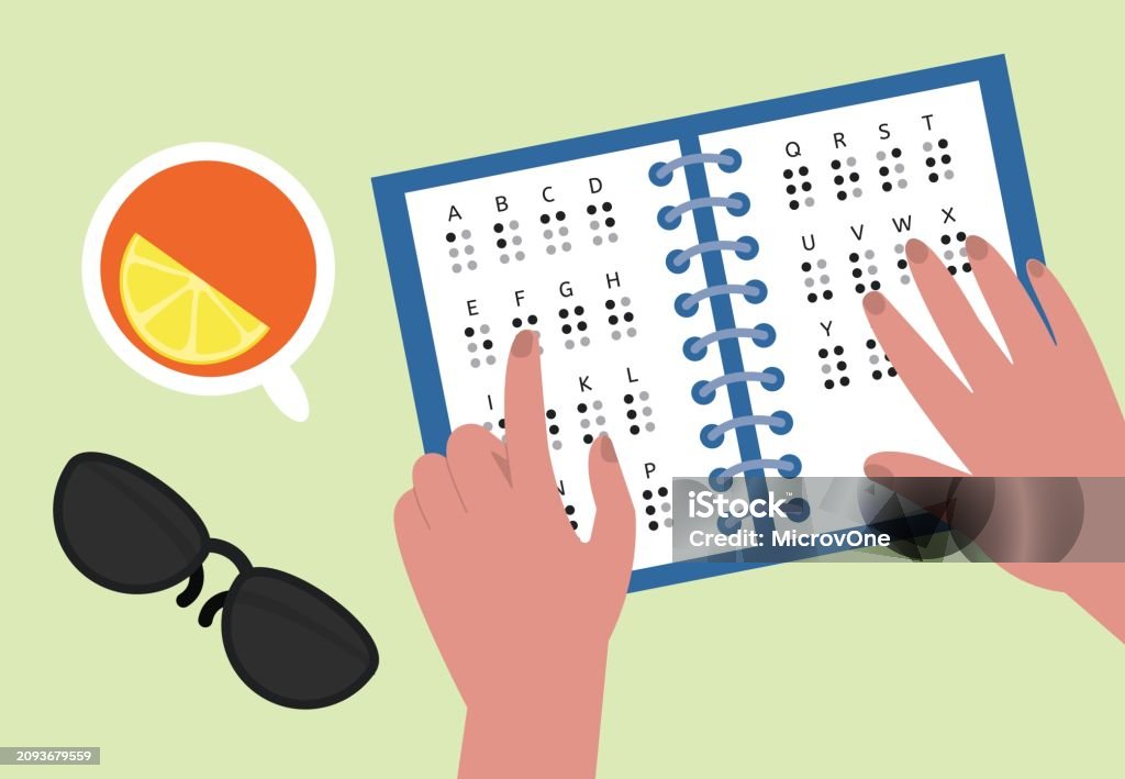 Hari Braille Sedunia Orang Belajar Membaca Dengan Jari Alfabet Taktil ... Hari Braille Sedunia Orang Belajar Membaca Dengan Jari Alfabet Taktil ...