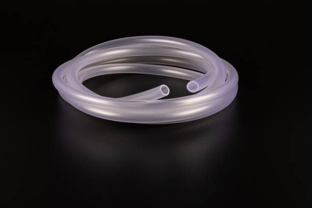 Free picture: Close-up of a semi-transparent silicon-rubber hose ...
