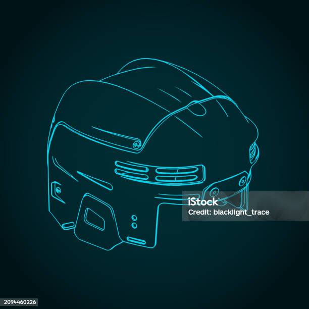 Hockey Helmet Isometric Blueprint Stock Illustration - Download Image ... Hockey Helmet Isometric Blueprint Stock Illustration - Download Image ...