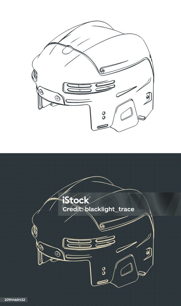 Hockey Helmet Isometric Blueprints Stock Illustration - Download Image ... Hockey Helmet Isometric Blueprints Stock Illustration - Download Image ...