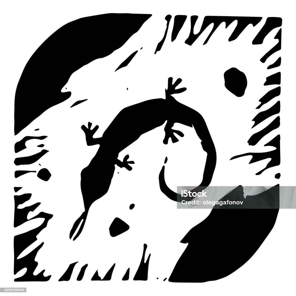 Lizard Hand Drawn Illustration Lacertian Emblem Vector Geckos Drawing ... Lizard Hand Drawn Illustration Lacertian Emblem Vector Geckos Drawing ...