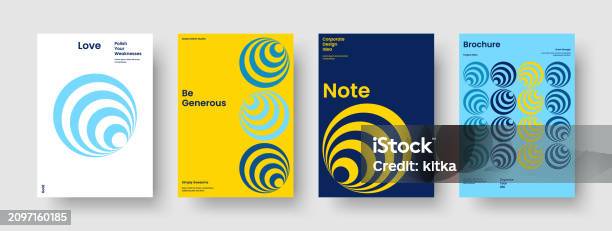 Template Sampul Buku Modern Tata Letak Presentasi Bisnis Terisolasi