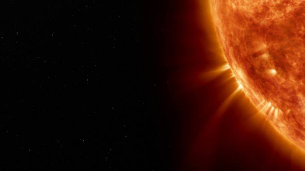 Free picture: Close-up of Sun surface with hot flare