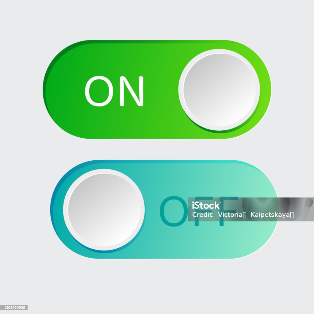 Switch Element Button On Off Mode Icon For Application Stock Illustration Download Image Now