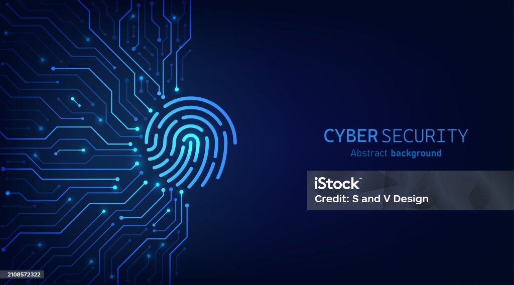 Fingerprint Scanning On Circuit Board Secure System Concept With A