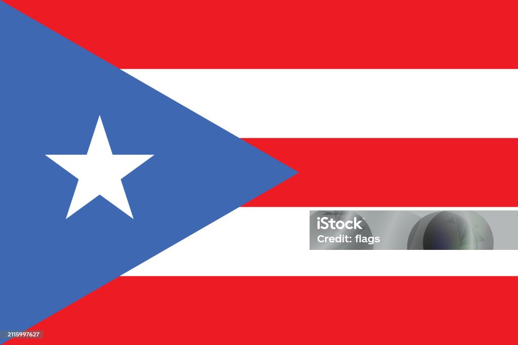 Puerto Rico Flag The Official Ratio Flag Icon Standard Color Standard ... Puerto Rico Flag The Official Ratio Flag Icon Standard Color Standard ...