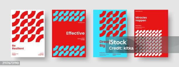 Desain Flyer Abstrak Template Sampul Buku Terisolasi Tata Letak Poster