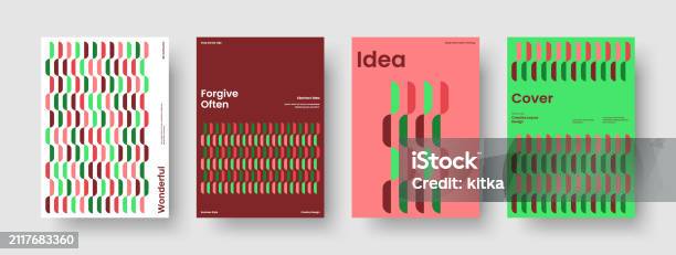 Tata Letak Laporan Geometris Desain Latar Belakang Kreatif Template