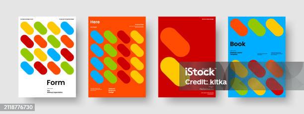 Tata Letak Latar Belakang Geometris Desain Laporan Modern Template