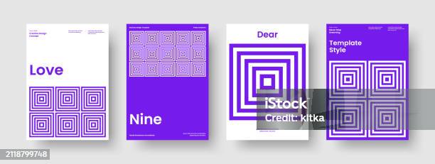 Template Poster Abstrak Tata Letak Banner Terisolasi Desain Latar