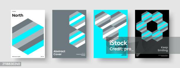 Template Laporan Modern Desain Banner Kreatif Tata Letak Poster