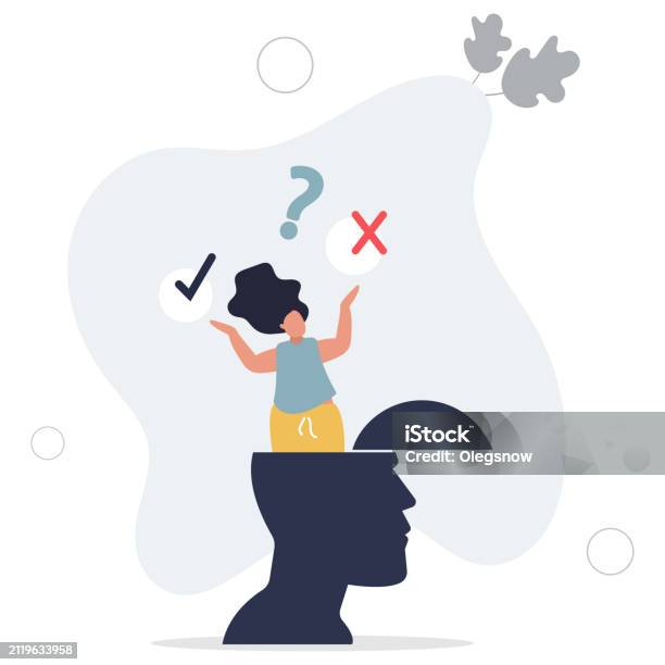 Decision Making Or Logical Thinking Choose Right Or Wrong Correct Or ... Decision Making Or Logical Thinking Choose Right Or Wrong Correct Or ...