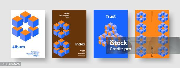 Desain Sampul Buku Modern Tata Letak Banner Kreatif Template Latar