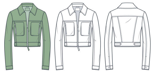 130 Veste Cuir Stock Illustrations Graphiques Vectoriels Libre De