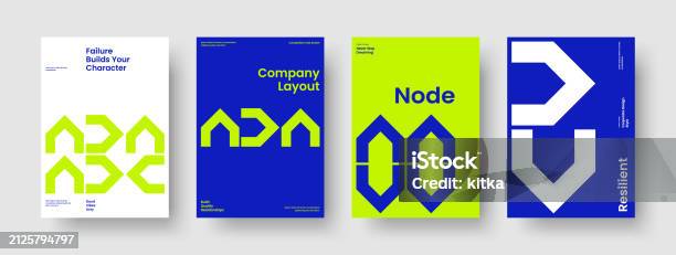 Tata Letak Sampul Buku Yang Terisolasi Desain Brosur Geometris Template