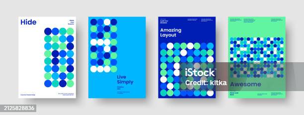 Desain Banner Modern Template Poster Geometris Tata Letak Laporan