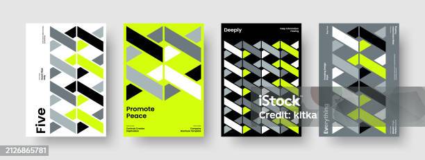 Desain Sampul Buku Modern Tata Letak Banner Kreatif Template Laporan