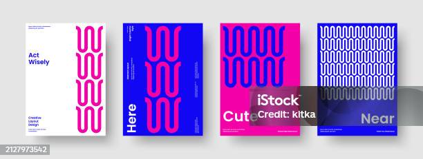 Template Latar Belakang Modern Desain Banner Kreatif Tata Letak Laporan