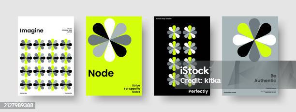 Tata Letak Latar Belakang Terisolasi Template Sampul Buku Modern Desain