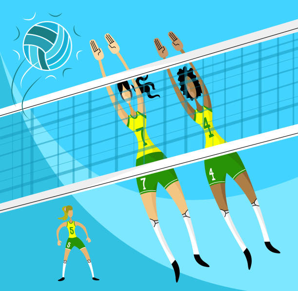 Volleyball block Clipart Vector PNG , SVG, EPS, PSD, AI