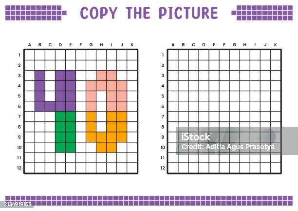 Copiez Limage Complétez Limage De La Grille Feuilles De Travail