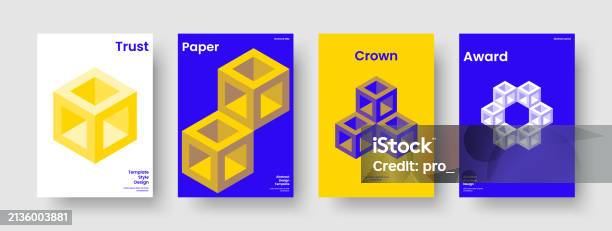 Template Poster Terisolasi Desain Banner Geometris Tata Letak Flyer