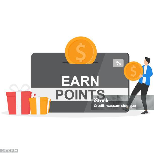 Earn Points Concept For Loyal Customers Loyalty Program And Get Rewards ... Earn Points Concept For Loyal Customers Loyalty Program And Get Rewards ...