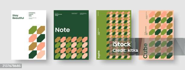 Desain Laporan Kreatif Template Latar Belakang Terisolasi Tata Letak