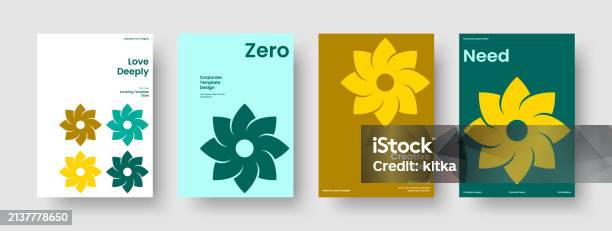 Tata Letak Flyer Terisolasi Template Sampul Buku Modern Desain Banner