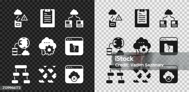 Set Cloud Technology Data Transfer Server Data Report Hierarchy