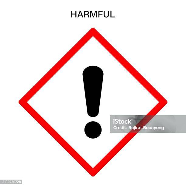 Vecteur De Signe Davertissement Nuisible Symbole De Pictogrammes De
