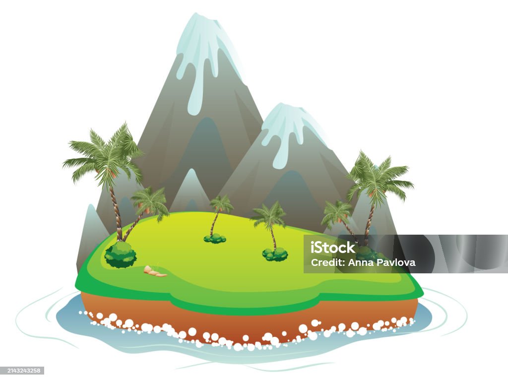 Cartoon Volcano Island Stock Illustration - Download Image Now ... Cartoon Volcano Island Stock Illustration - Download Image Now ...