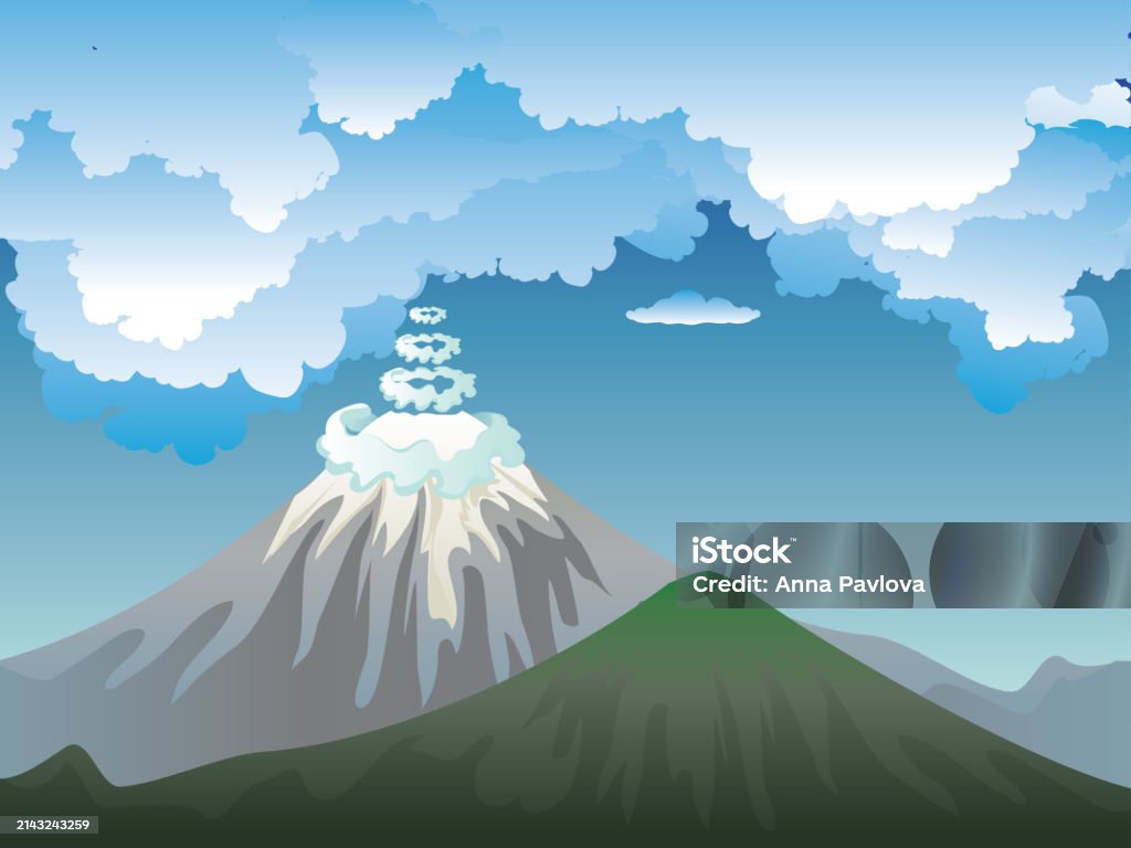 Cartoon Volcano Island Stock Illustration - Download Image Now ... Cartoon Volcano Island Stock Illustration - Download Image Now ...